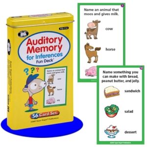 Auditory Memory for Inferences Fun Deck * | Sensational Kids