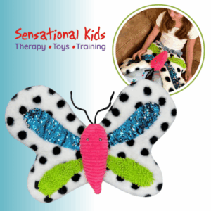 Butterfly Tactile Weighted Lap Pad | Sensational Kids