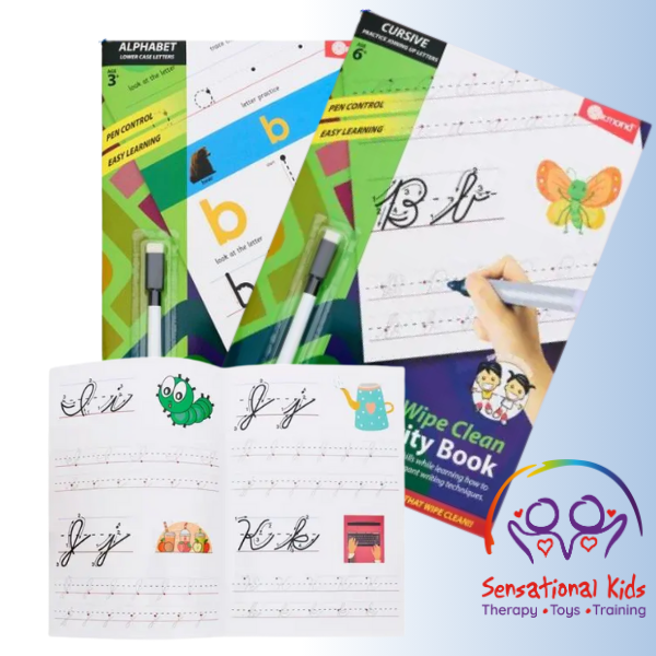 Wipe Clean Activity Books – Early Literacy | Sensational Kids